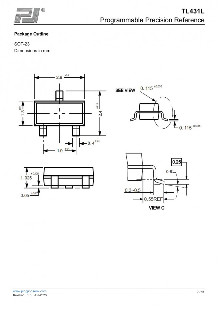 TL431LA datasheet page 7