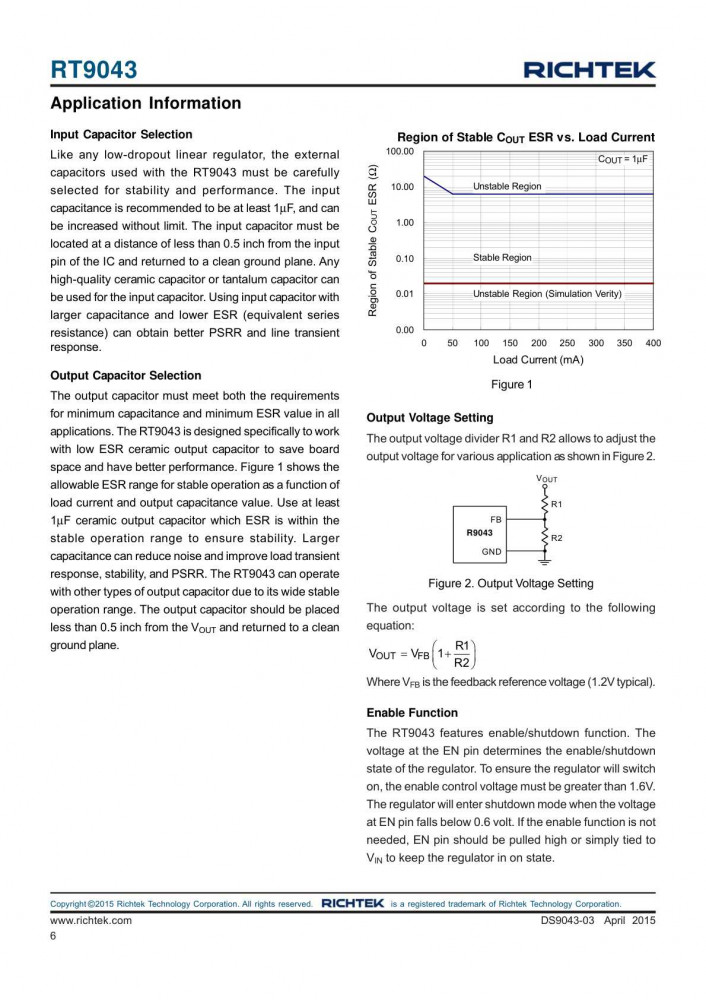 RT9043GB technical document page 6