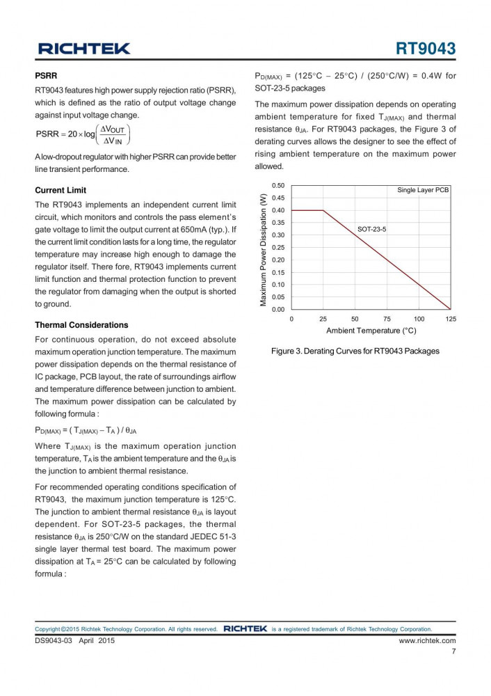 RT9043GB technical document page 7