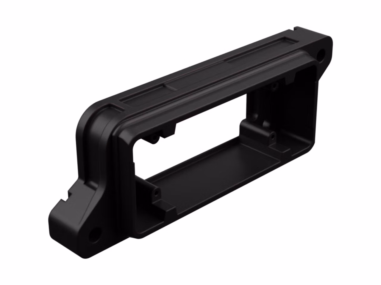 Heavy-Duty High Performance-Harsh Environment (HP-HE) Bulkhead Housing, Screw Locking, Zinc Alloy, Top Entry, Size 16B «77x27», Black for sale