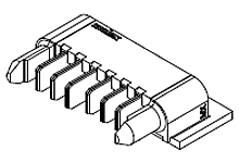 2.00mm, 5.50mm, 7.50mm Pitch EXTreme Ten60Power Right-Angle Plug Assembly with Top Guide Pins, 4 DC Power Circuits, 25 Signal Circuits, 3 AC Power Circuits