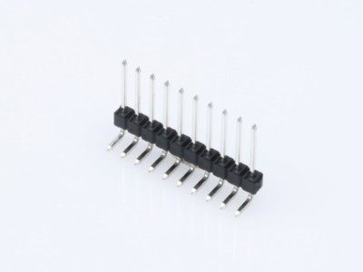 KK 254 Breakaway Header, Right-Angle Surface Mount Compatible, 10 Circuits, Tin (Sn) Plating, Mating Pin Length 6.20mm, with Kinked PC Tails, Bag for sale