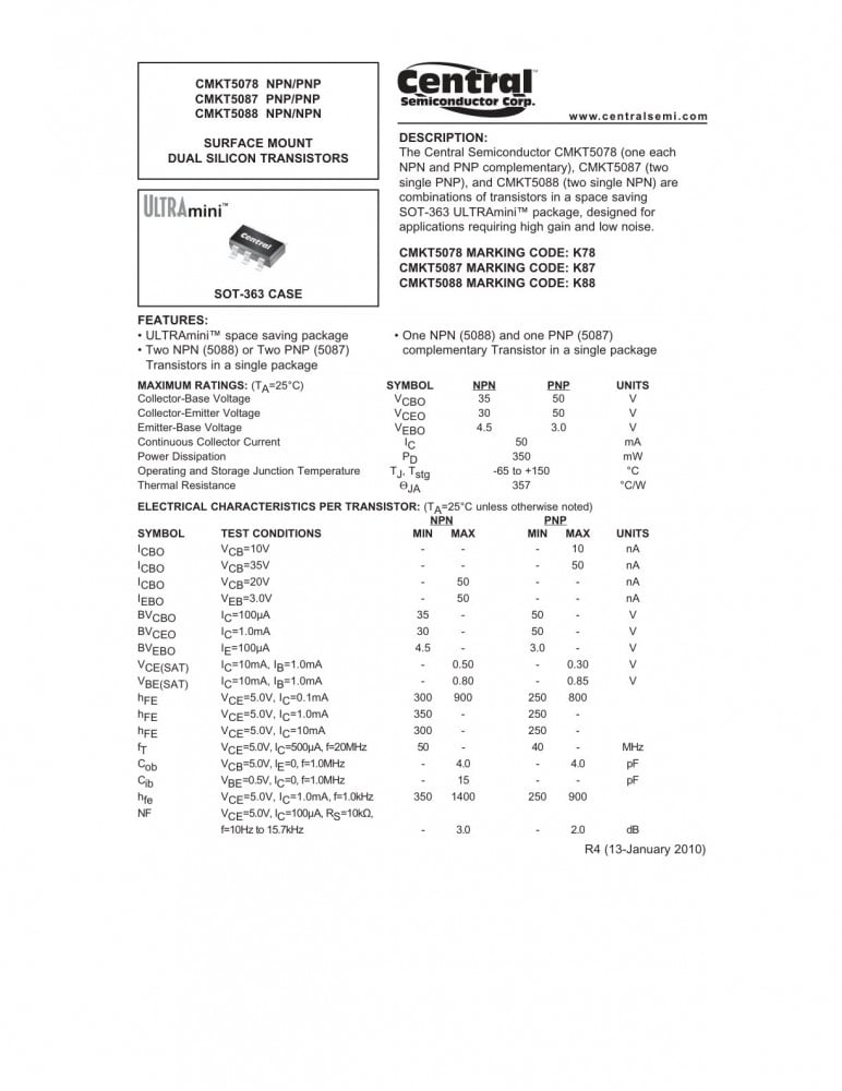 CMKT5078 technical document page 1