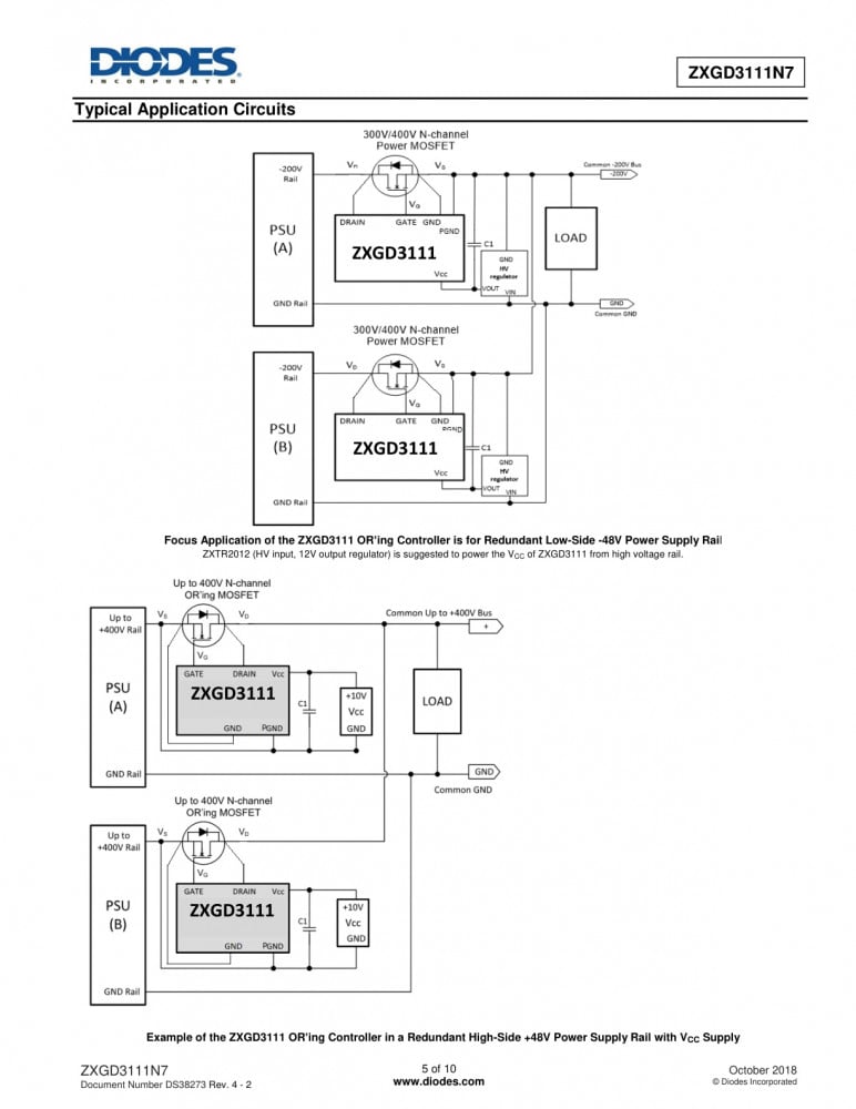 ZXGD3111N7TC datasheet page 5