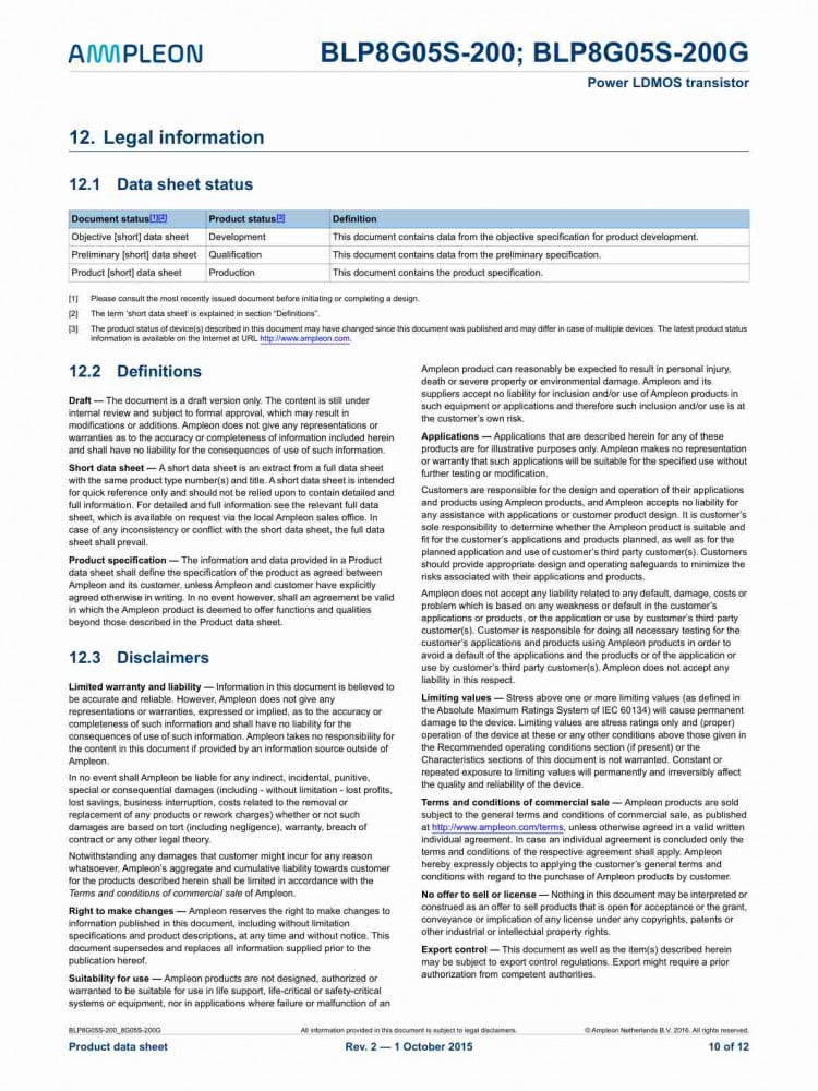 BLP8G05S-200GY datasheet page 10