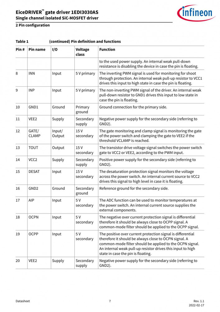1EDI3030AS datasheet page 7