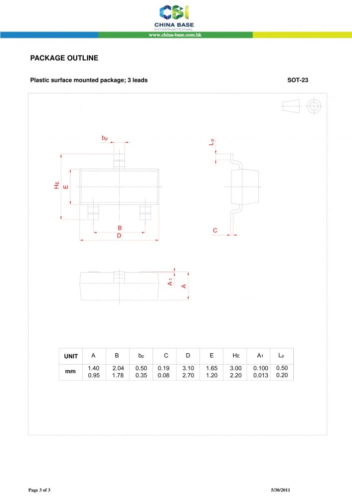 CBI S9012 datasheet page 3