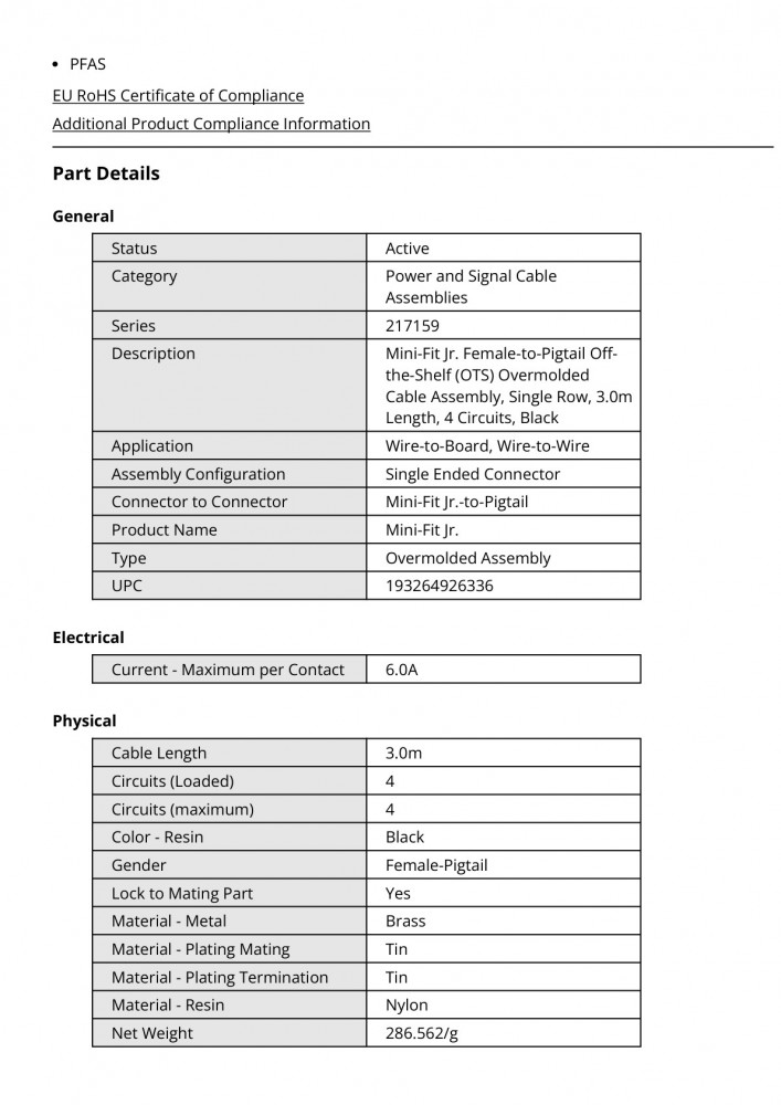 MOLEX 2171590430 technical document image, page 2