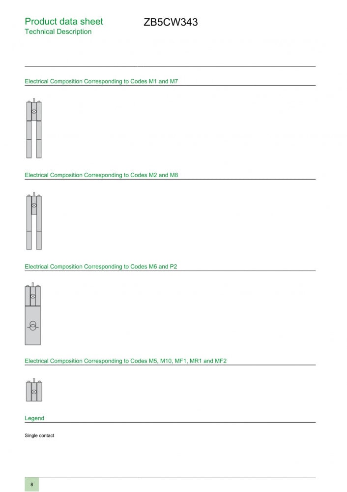 ZB5CW343 technical document page 8