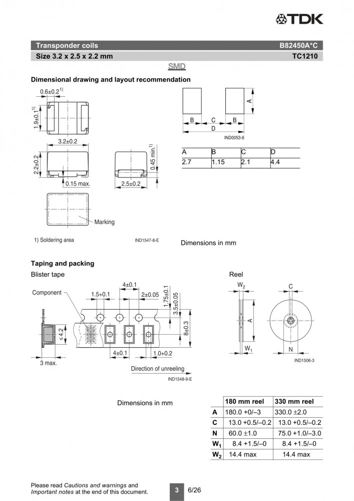 B82450A series document page 3