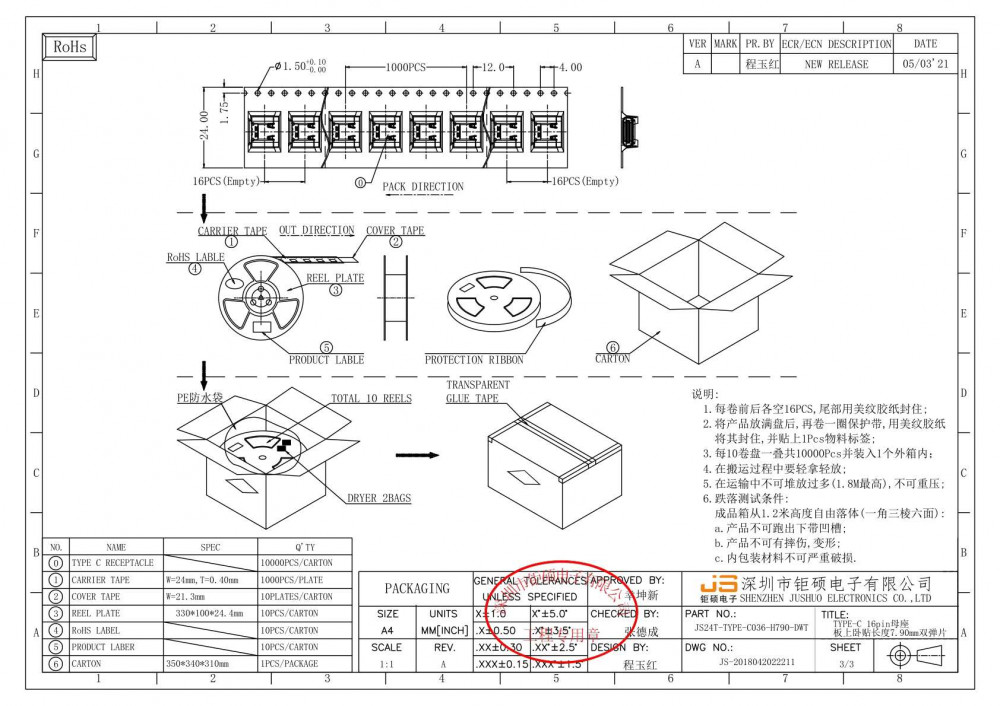 JUSHUO product specification page 4