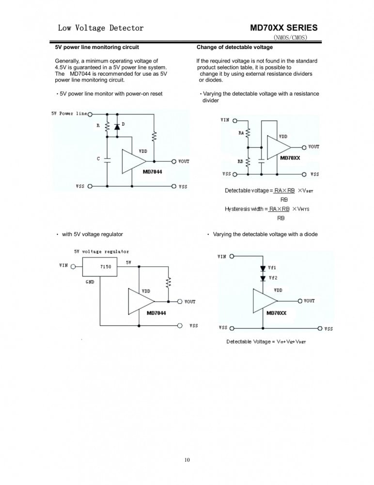 MD7023 datasheet page 10