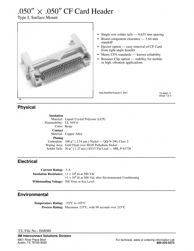 D7E50-7316-03 technical document page 1