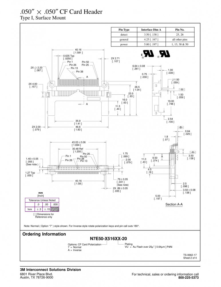D7E50-7316-03 technical document page 2