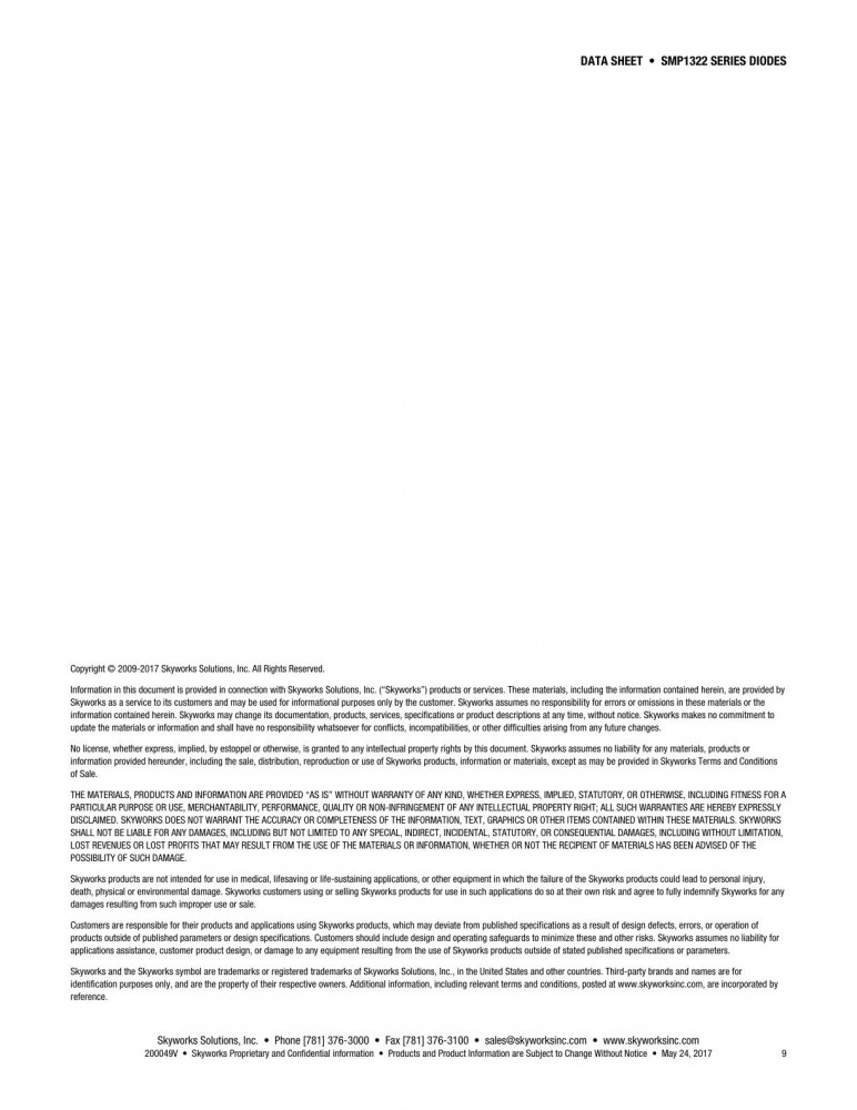 SMP1322-079LF datasheet page 9