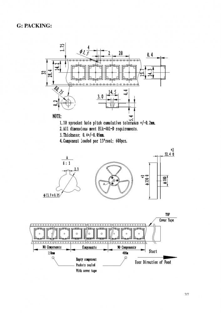 GSC14045YB-3V4000 specification page 7