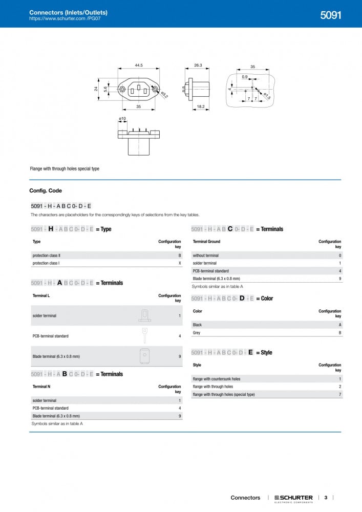 SCHURTER 6182.0005 datasheet page 3