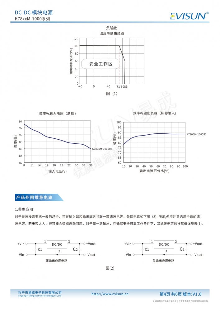 EVISUN K7805M-1000 datasheet page 4