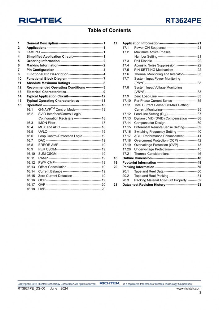 RT3624 technical document page 3