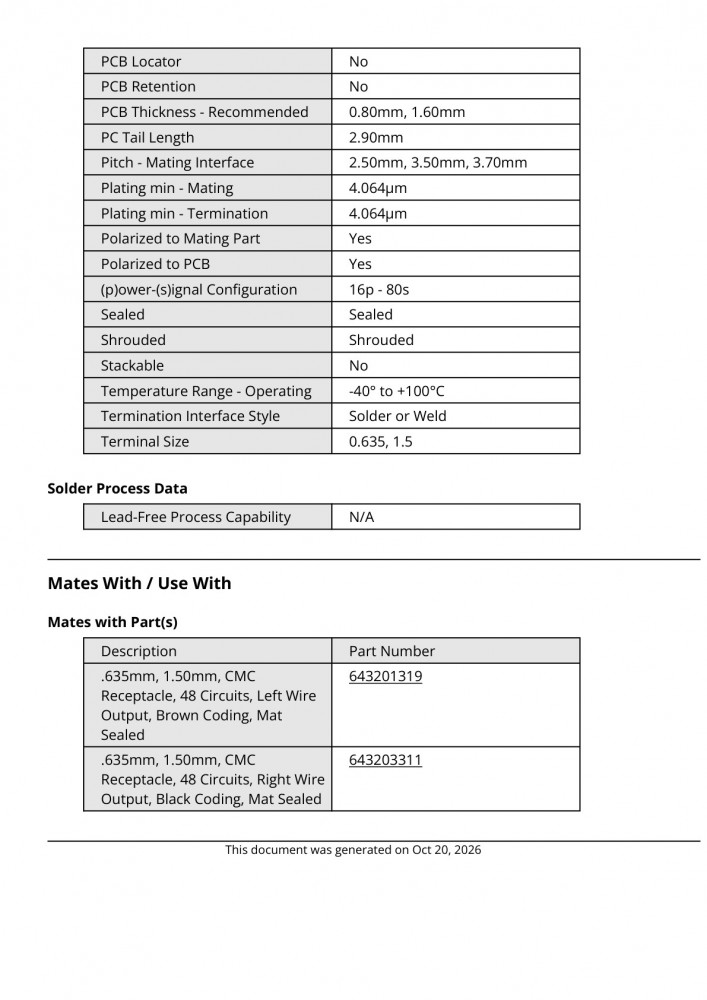 MOLEX 366380011 technical document image 3