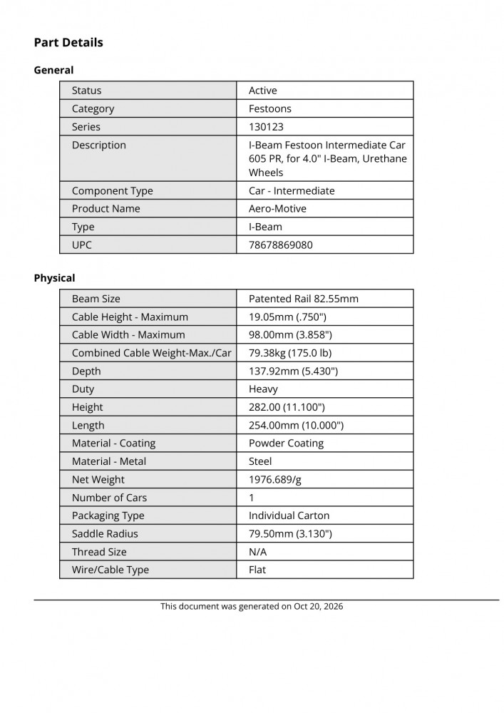 Technical document image, page 2 for MOLEX 1301230047