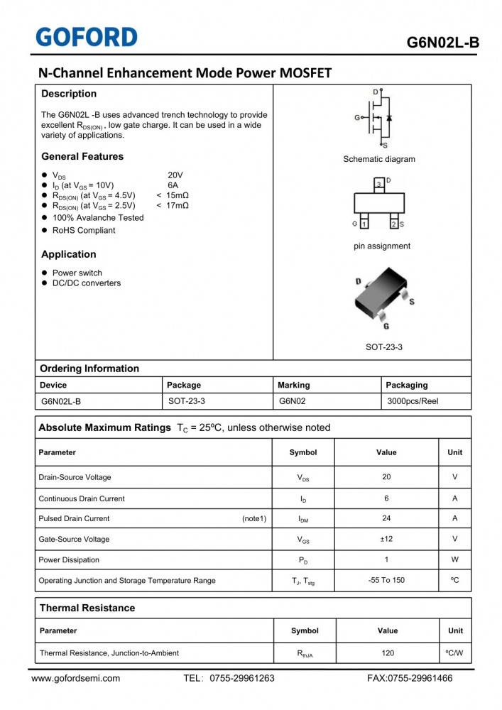 G6N02L-B datasheet page 1