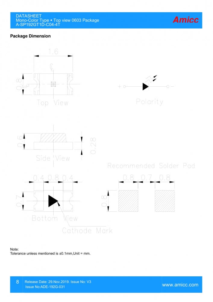 A-SP192GT1D-C04-4T datasheet page 8