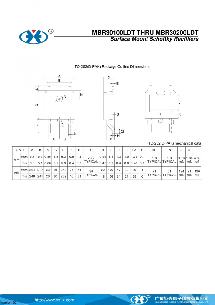 MBR30100LDT datasheet page 3