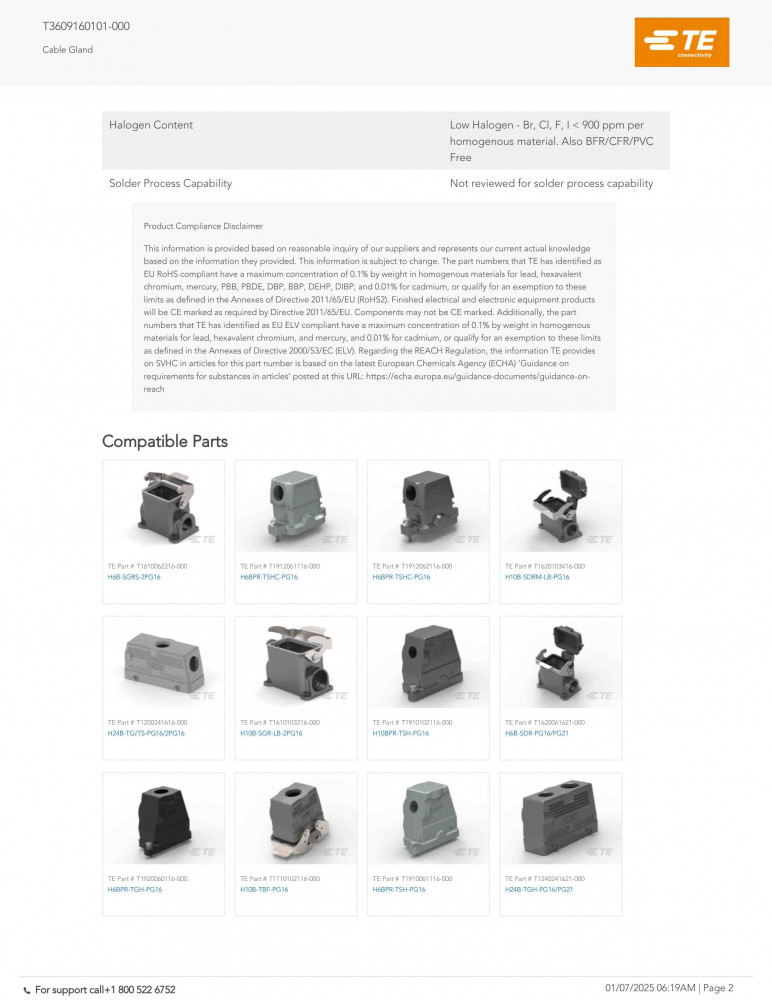 T3609160101-000 technical document page 2