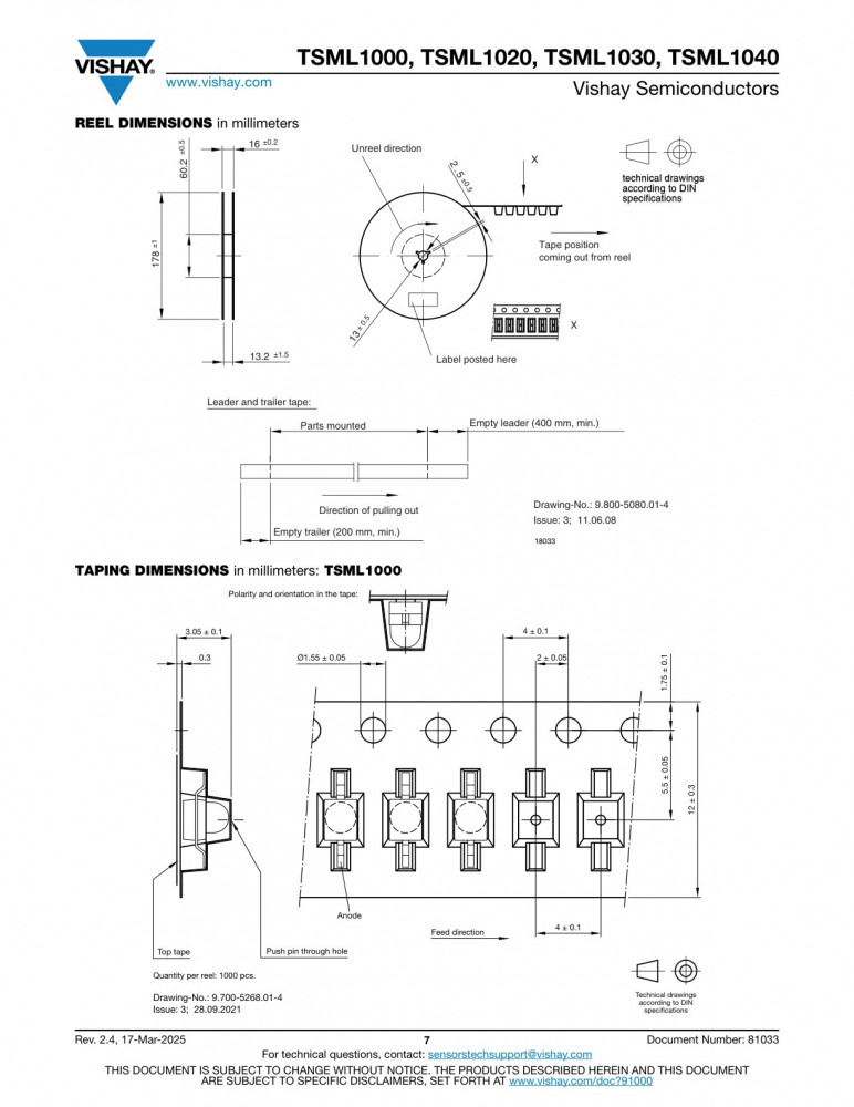 TSML1020 datasheet page 7 preview