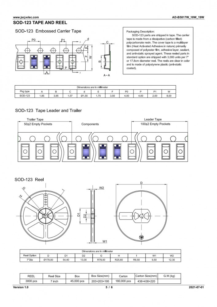 AD-B5819W datasheet page 5
