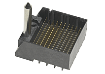 Impact 100 Ohm 5 Pair Vertical Backplane Header, Left Guided, Open Endwall, 16 Columns, 240 Circuits, Pin Length 5.50mm, Plated Through Hole Dimension 0.46mm, Key Orientation A, Lead-Free