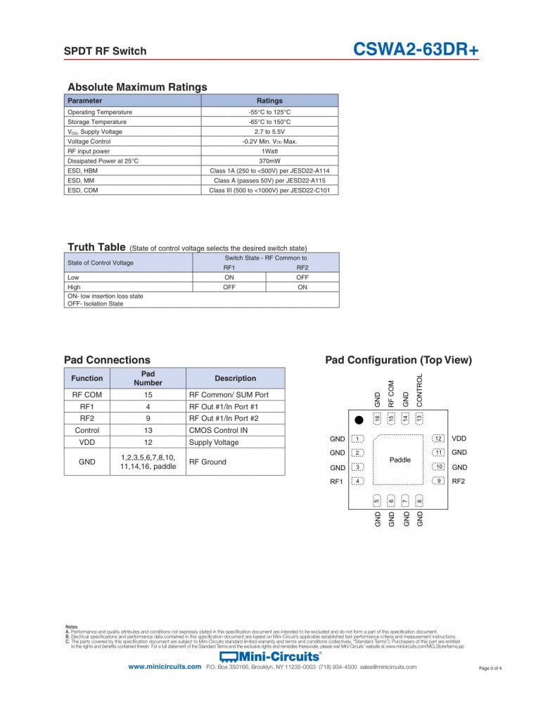 CSWA2-63DR+ datasheet page 3
