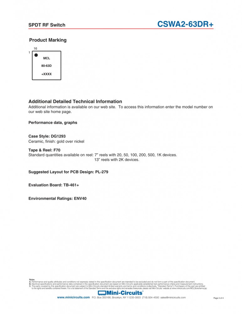 CSWA2-63DR+ datasheet page 4