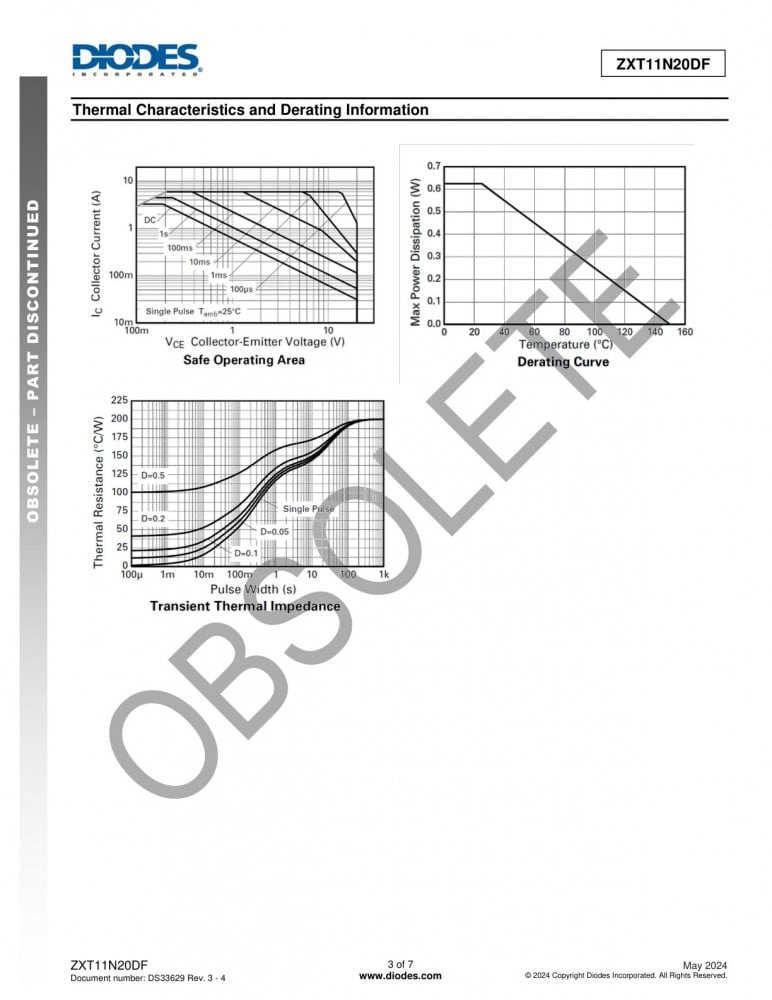 ZXT11N20DFTA datasheet page 3