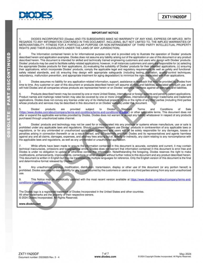 ZXT11N20DFTA datasheet page 7