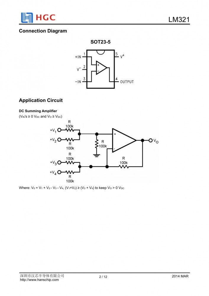 LM321MF datasheet page 2