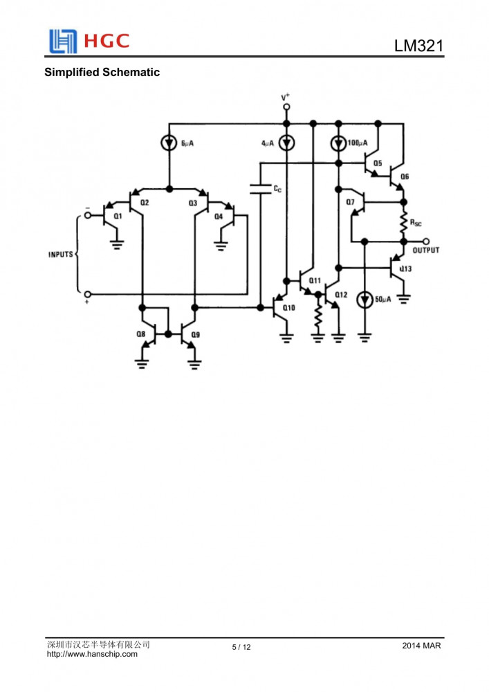 LM321MF datasheet page 5