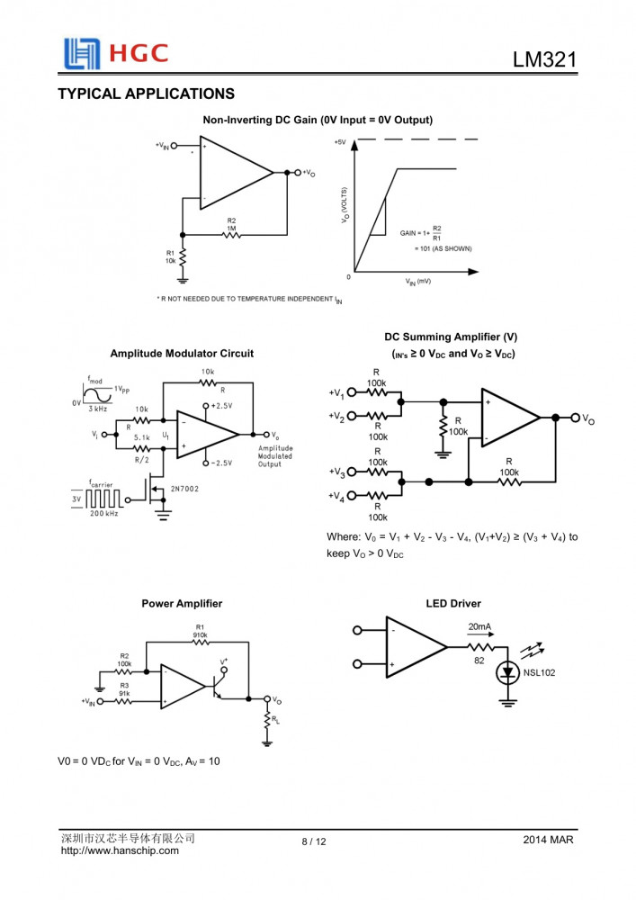 LM321MF datasheet page 8