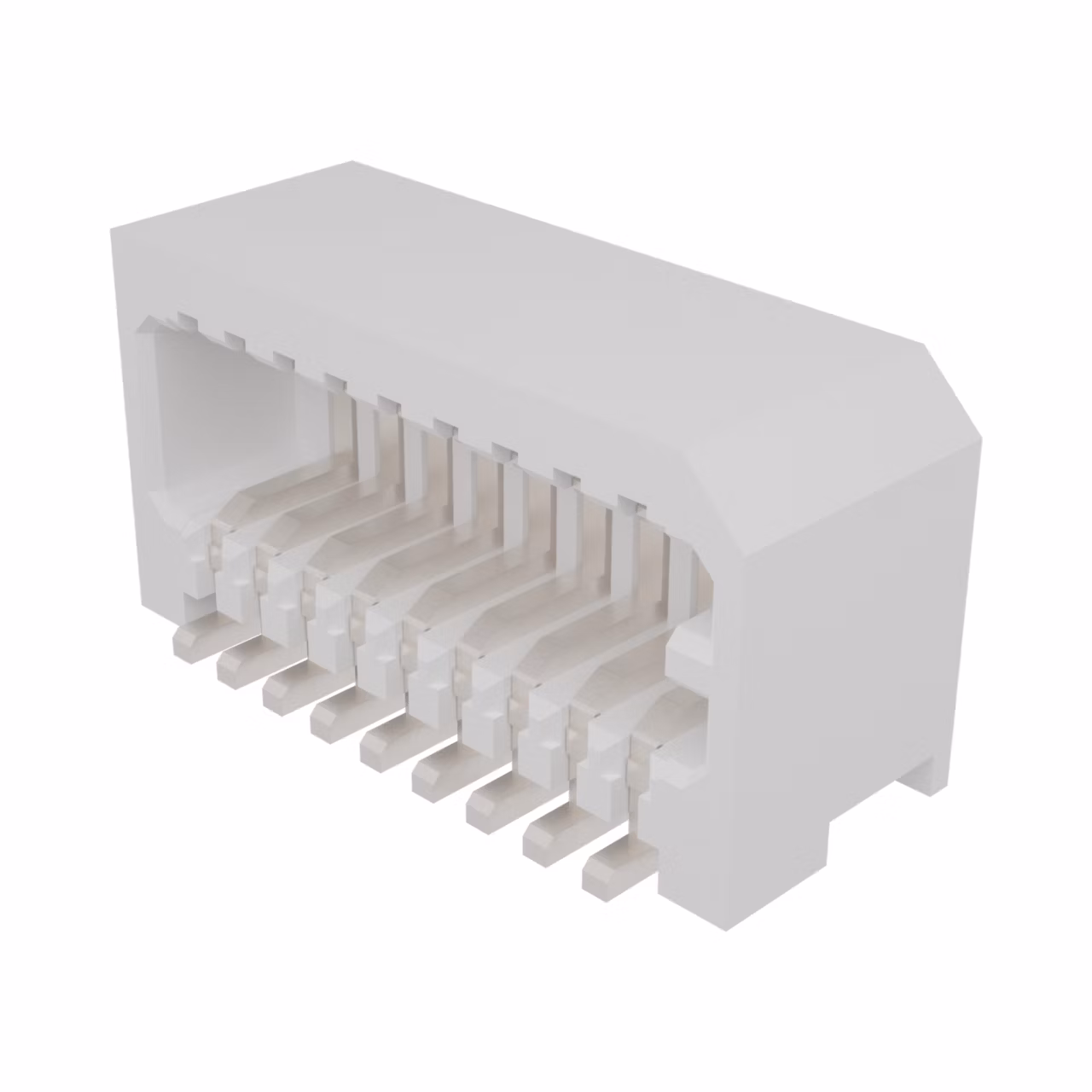SlimStack Board-to-Board Connector, 0.80mm Pitch, Plug, 5.65mm Mated Height, 18 Circuits, Right-Angle, without Boss for sale