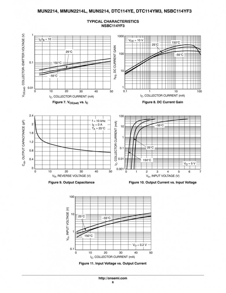 MMUN2214LT1G datasheet page 6