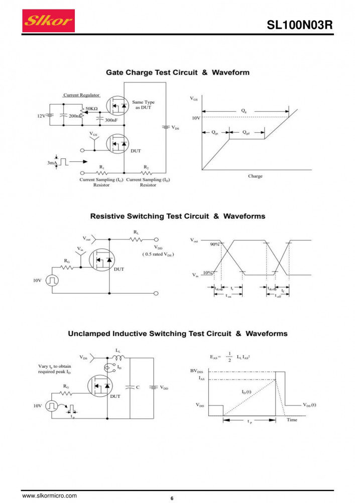 SL100N03R datasheet page 6