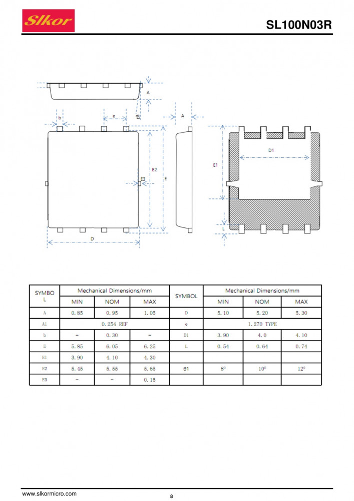 SL100N03R datasheet page 8