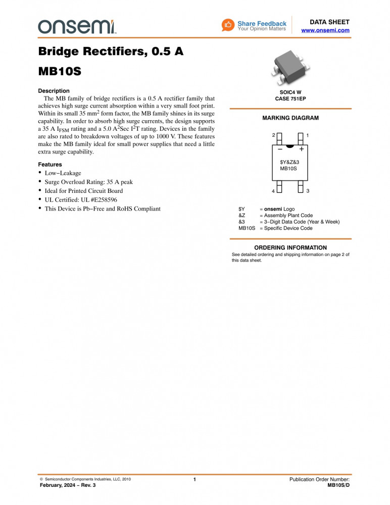 MB10S technical document page 1