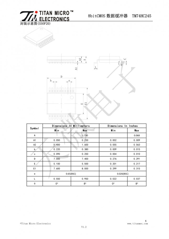 TM74HC245 datasheet page 6