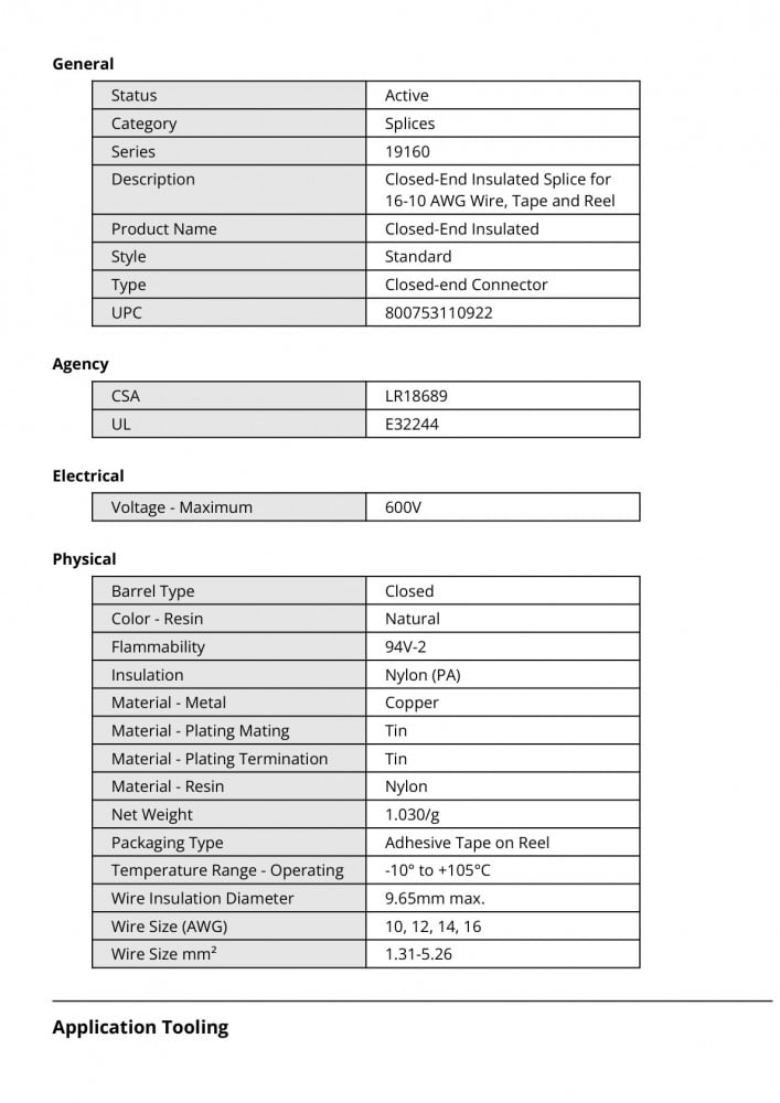 Molex 191600083 document image, page 2