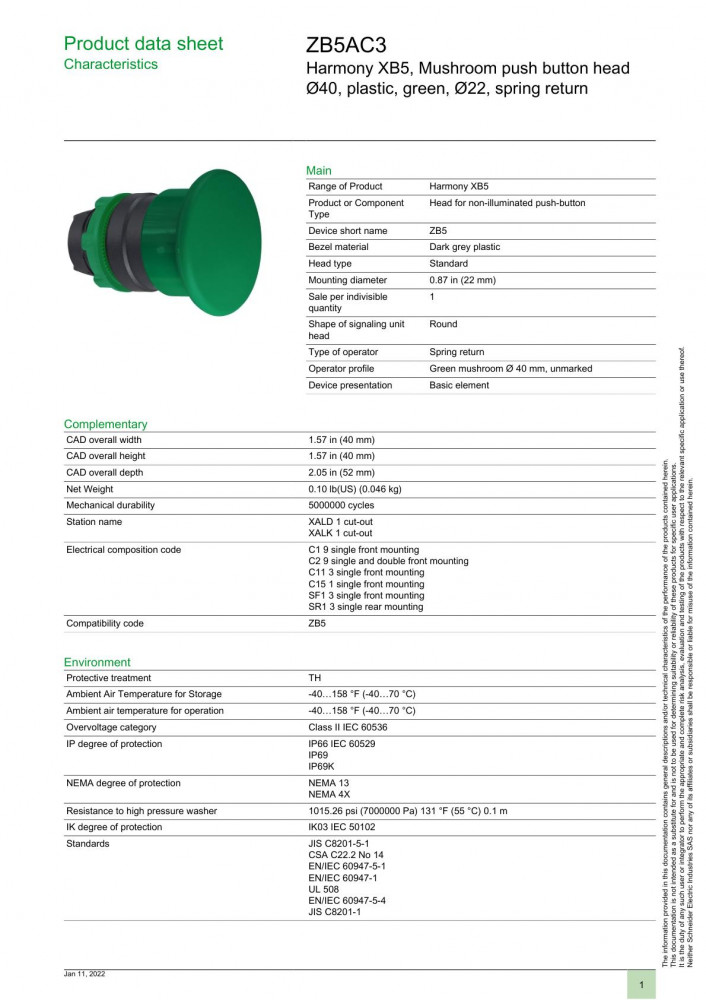 ZB5AC3 technical document page 1