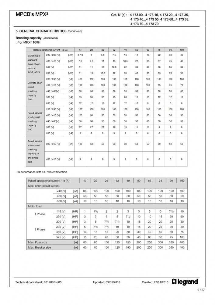 MPX³ technical document page 9
