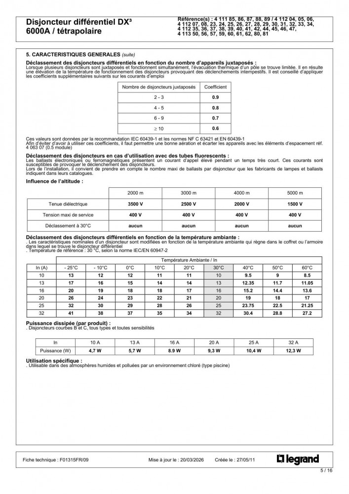 Legrand DX³ technical document page 5