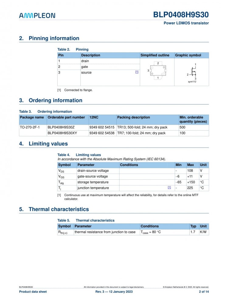 BLP0408H9S30XY datasheet page 2